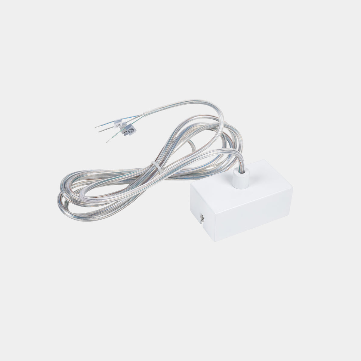 71-7520-14-00, SUSPENDED CEILING ROSE POWER OUTLET, White — Toplightco