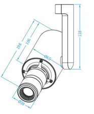 Framing Projector Spotlight Contour Zoom & Focus 3 Circuit Track Mount ...