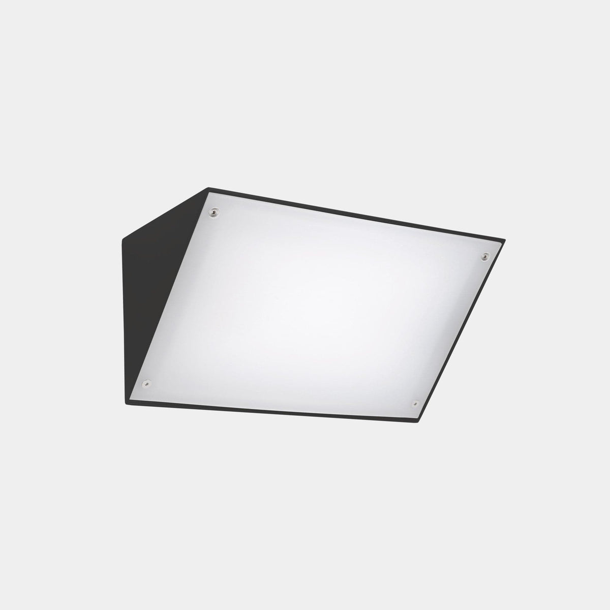 WALL FIXTURE IP65 CURIE PC 260MM E27 15 BLACK 710LM — Toplightco