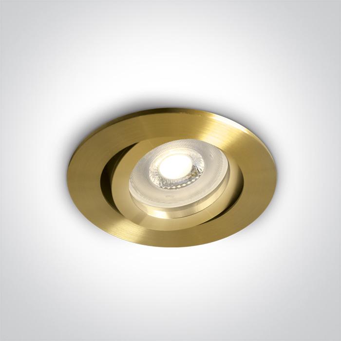 LED Spotlight Brushed Brass Replacea SKU:11105A1/BBS — Toplightco
