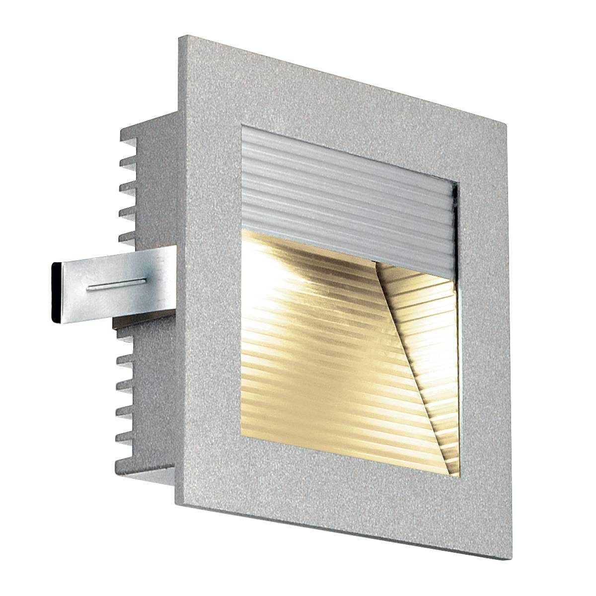 SLV 111292 FRAME CURVE LED recessed light , square, silver-g — Toplightco