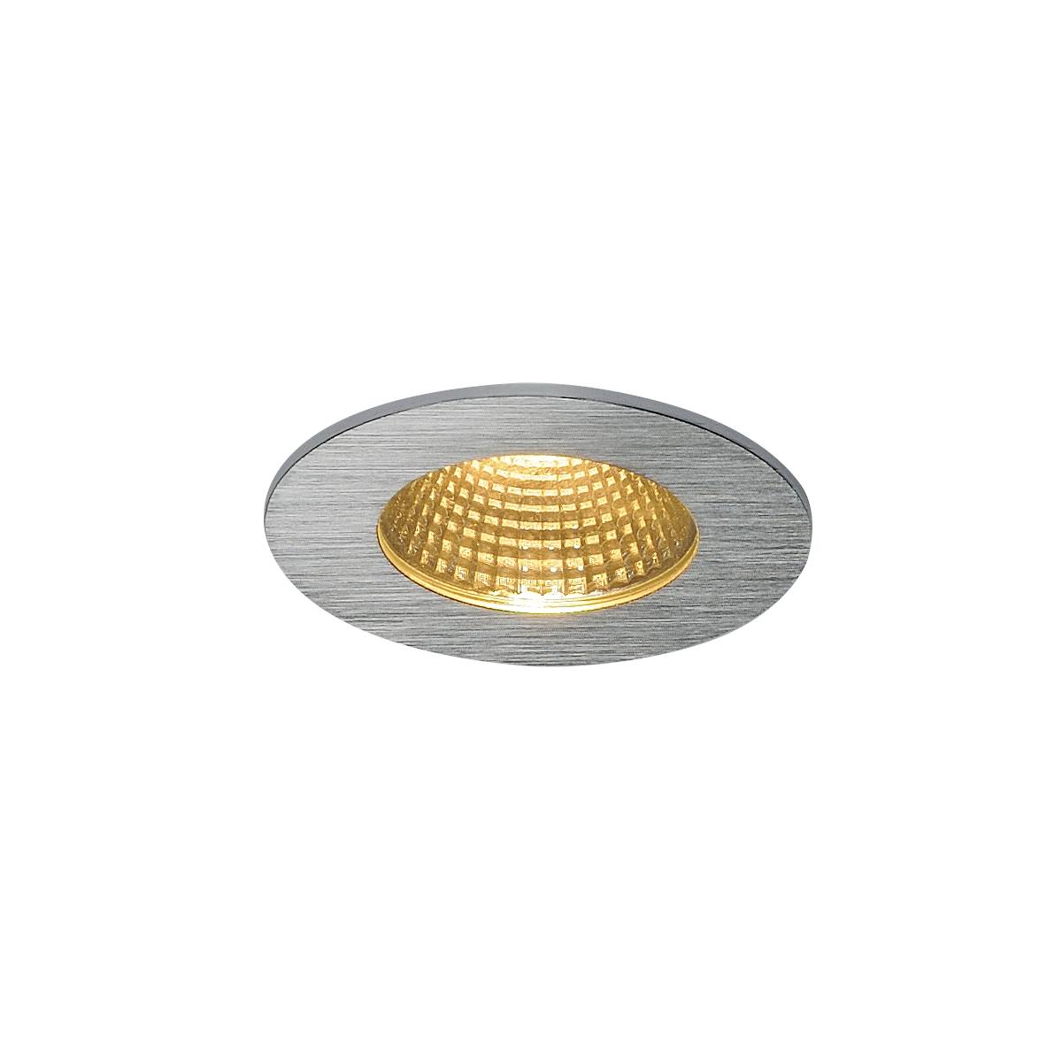 SLV 114426 PATTA-I recessed ceiling light , round, alu brush — Toplightco